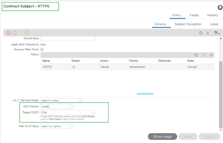Quality Of Service Qos In Cisco Aci Overview And Configuration