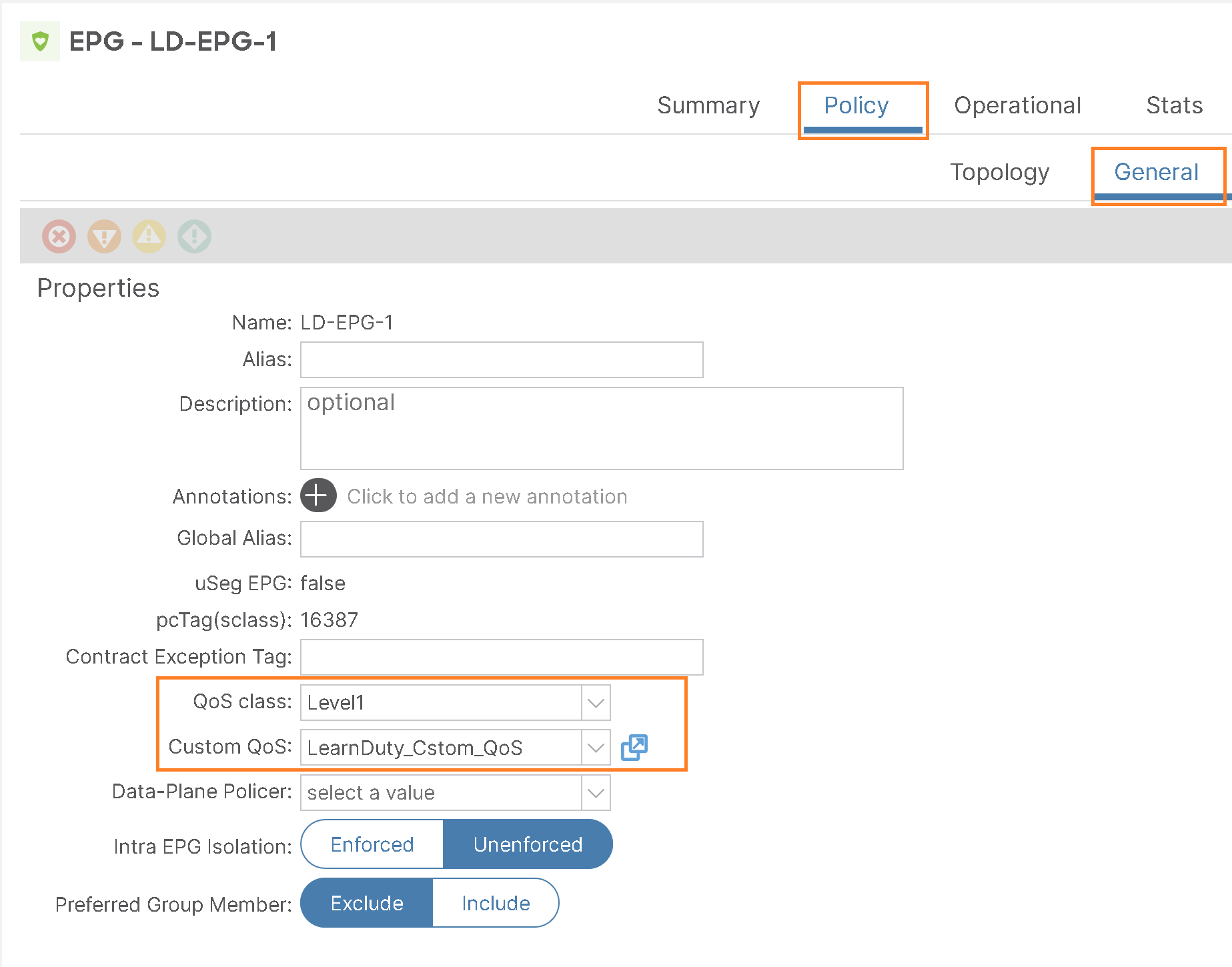 Quality Of Service Qos In Cisco Aci Overview And Configuration Examples Learn Duty